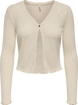 Only Onlnicole Life L/S Scallop Cardigan JRS