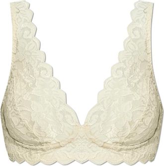 Hanro Femme, Sous-v&ecirc;tements, Beige, Taille: 85B FR Soutien-gorge en dentelle de la collection Moments