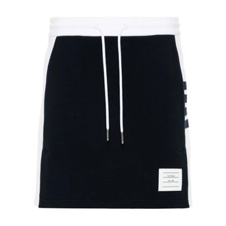 Thom Browne Klassischer Minirock mit Engineered 4 Bar - - Skirts - Damen - Blau - M
