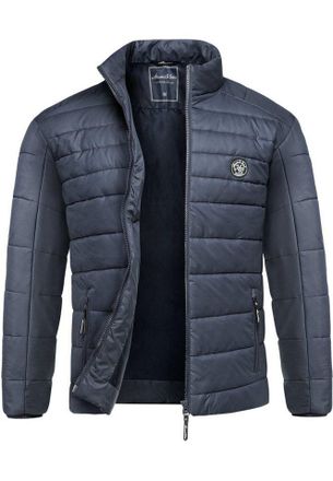 Amaci & Sons Steppjacke REVERE Steppjacke Herren Outdoor Basic Patch Jacke