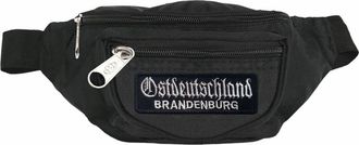 Spass Kostet Bauchtasche Body Bag Ostdeutschland Brandenburg mit wechselbarem Patch Gürteltasche Ossi