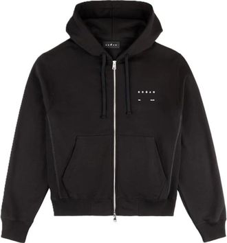 Hogan Homme, Sweatshirts et sweats &agrave; capuche, Noir, Taille: M SweaT-shirt zipp&eacute; en coton