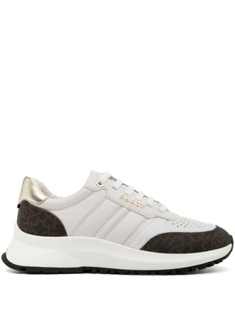 Bally baskets &agrave; design &agrave; empi&egrave;cements - Blanc