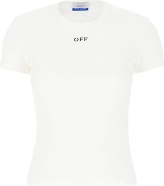 Off-white Femme, Tops, Blanc, Taille: 34 FR T-Shirt