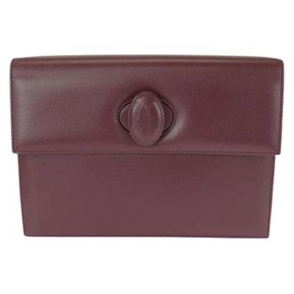 Cartier Pre-owned Must de Cartier Sac bandouli&egrave;re en cuir - Femme - Pre-owned - Rouge - Taille: ONE Size