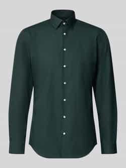 Jake*s Slim Fit Business-Hemd mit Kentkragen