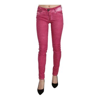 Plein Sud Femme, Jeans, Rose, Taille: W30 Jenius Pantalon Skinny Mi-Haute