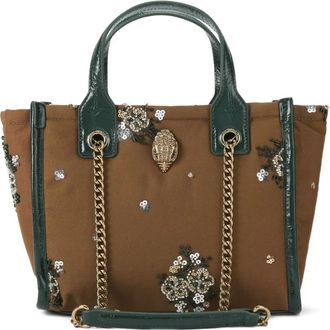 Kurt Geiger sac cabas Hoxton à perles - Marron
