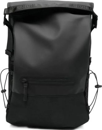 Rains unisex, Sacs, Noir, Taille: ONE Size Trail Mountaineer Rolltop
