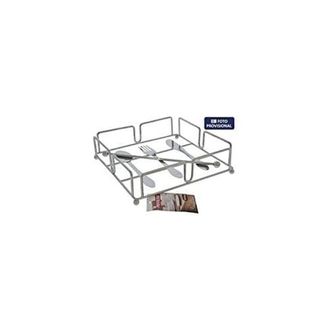 Privilege Serviettenhalter Metall Besteck, 20 x 20 x 6 cm, Mehrfarbig, Einheitsgr&ouml;&szlig;e