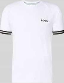 HUGO BOSS Regular Fit T-Shirt mit Label Print Modell TOC SERVE 2