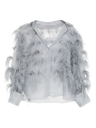 Isabel Sanchis chemise à manches longues - Gris