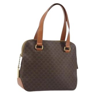 Celine Pre-owned Vintage Macadam Hand Bag - - Pre-owned - Damen - Braun - ONE SIZE