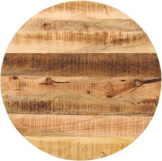 vidaXL Dessus de table &Oslash; 90x3,8 cm rond bois massif de manguier brut vidaXL
