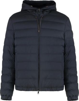 Moncler veste r&eacute;versible &agrave; capuche - Bleu