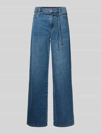 Buena Vista Wide Leg Jeans mit Bindeg&uuml;rtel