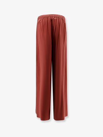 Max Mara Womens Silk Trousers Orange