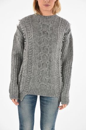 Stella McCartney Pullover mit Rundhalsausschnitt und Zopfmuster Stella McCartney