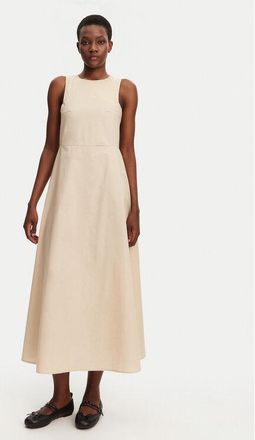 Vicolo Kleid für den Alltag TD0650 Beige Regular Fit