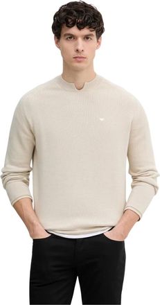 Emporio Armani Pull en Coton - Homme - Pulls - Beige - Taille: XL