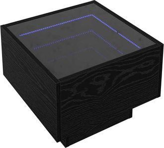 vidaXL Vidaxl - Couchtisch Schwarze Eiche 40 x 40 x 30 cm Holzwerkstoff