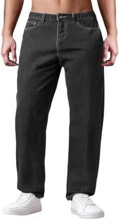 Generic Jean Homme Regular Jeans Pantalon Jeans Homme Polyvalents avec Coupe Relax&eacute;e, Id&eacute;als pour Les Activit&eacute;s Ext&eacute;rieures et Les Tenues D&eacute;contract&eacute;es