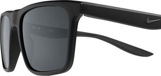 Nike Nike CHAK DZ7372 010 Matte Black/Dark Grey Sunglasses Man Iniettato, Rectangle, 54