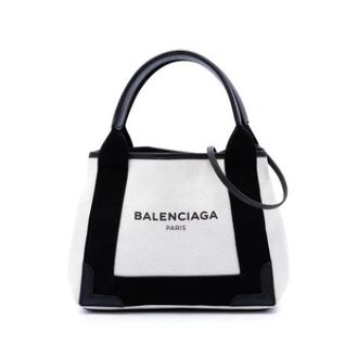 Balenciaga Pre-owned Navy Cabas XS - - Pre-owned - Damen - Wei&szlig; - ONE SIZE
