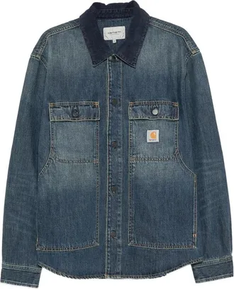 Carhartt Work in Progress Logo-patch Button-down Jacket