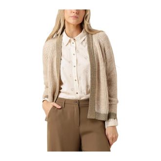 Summum Alpaka-Mischstrickjacke - - Knitwear - Damen - Wei&szlig; - S