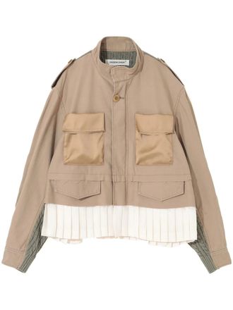 Undercover Jacke aus Baumwolle - Nude
