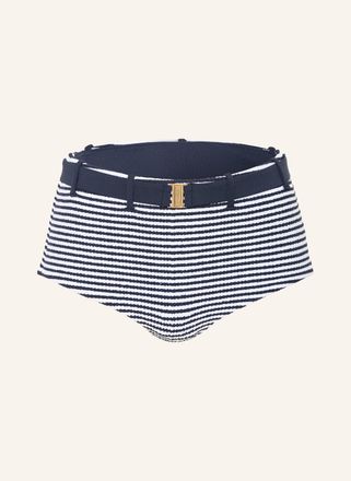 Seafolly Panty-Bikini-Hose Clubhouse Belted Hollywood blau