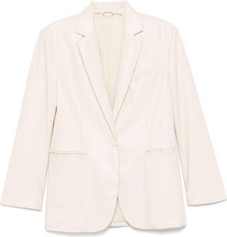 Liu Jo Sakko aus Faux-Leder - Nude