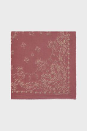 Gerard Darel Grand carr&eacute; imprim&eacute; en coton - DORINE - Rose