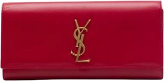 Saint Laurent Sac pochette Pre-owned - Femme - Pre-owned - Rouge - Taille: ONE Size