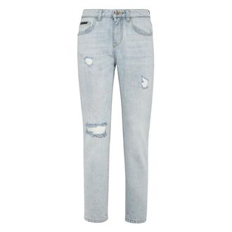 Philipp Plein Boyfriend Statement - - Jeans - Damen - Blau - W29