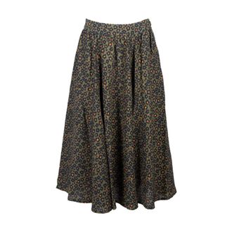Kenzo Bedruckter Midi-Rock - - Skirts - Damen - Gr&uuml;n - M