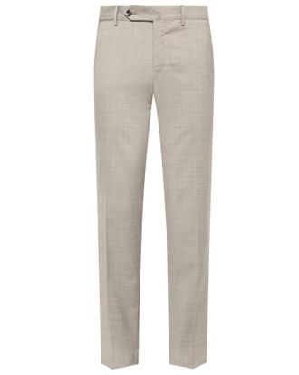 Pantaloni Torino Wollhose mit Stretchanteil, Slim Fit in