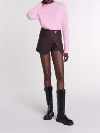 Maje Kaschmirpullover - Blassrosa - Gr&ouml;&szlig;e 38 - Maje