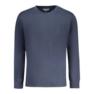 Timberland T-shirt &agrave; manches longues avec logo - Homme - Tops - Bleu - Taille: XL