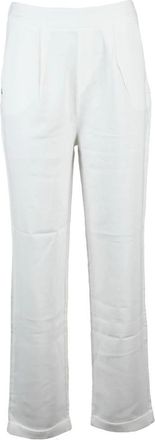 La Martina Femme, Pantalons, Blanc, Taille: 36 FR Cropped Pantalons