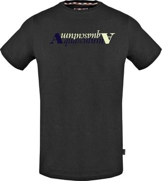 Aquascutum T-Shirt f&uuml;r Herren, Logo (Schwarz)