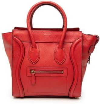 Celine Pre-owned Vintage Tote - Femme - Pre-owned - Rouge - Taille: ONE Size