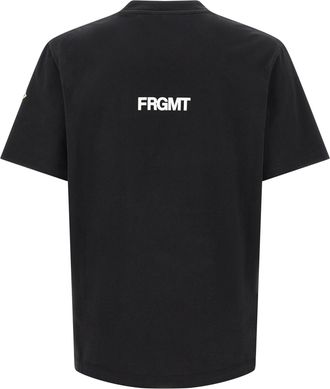Moncler Graphic Cotton T-Shirt - Black