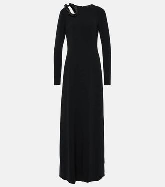 Stella McCartney Robe longue à cristaux