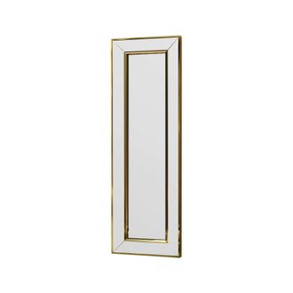 Dmora Spiegel Musca 30x90h cm Gold Struktur Glas