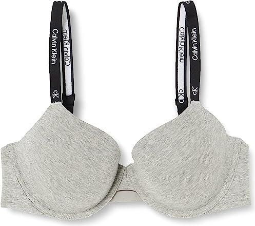 Calvin Klein Soutien-Gorge Corbeille Femme Lightly Lined Légèrement Doublé, Noir (Black), 75D ...