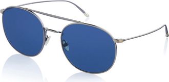 Armani Runde Sonnenbrille - - Accessories - Damen - Grau - ONE SIZE