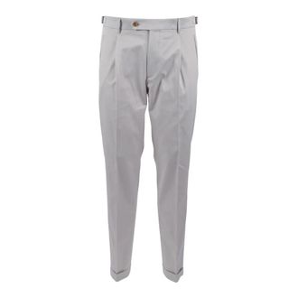 Berwich Pantalone Retrolong - - Trousers - Herren - Grau - 2XL