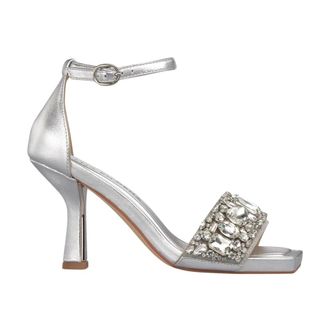 Alma En Pena Diva Metallic Heeled Sandal - - Shoes - Damen - Grau - 37 EU